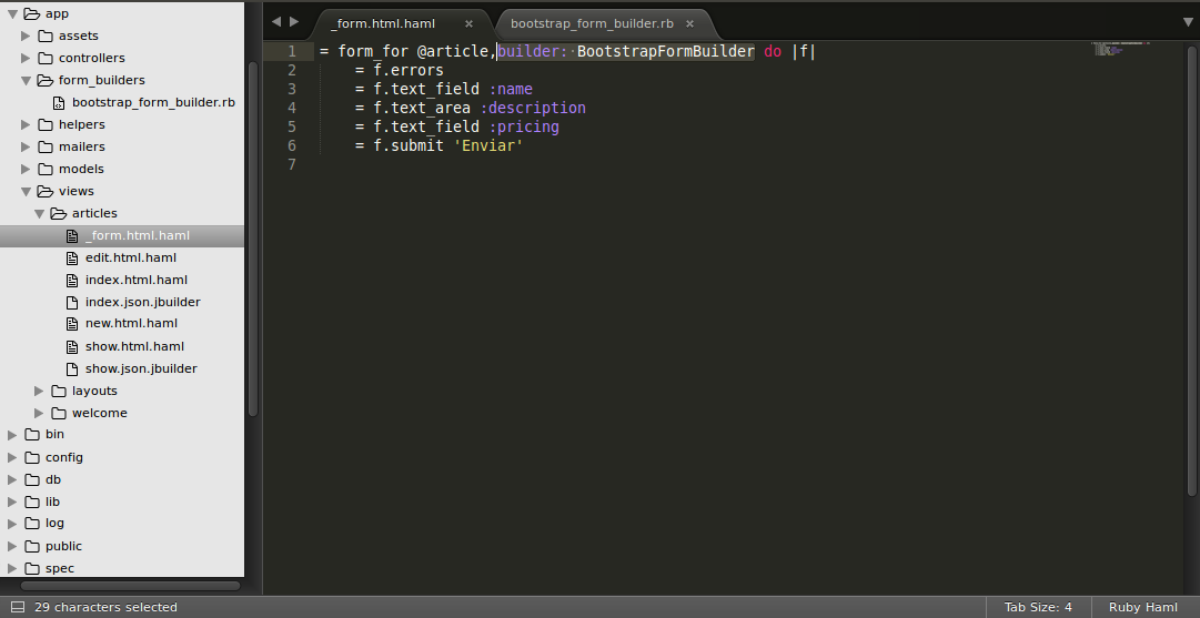 Mis Anotaciones de Ruby on Rails: Form Builder (Customizar forms en Ruby on Rails)