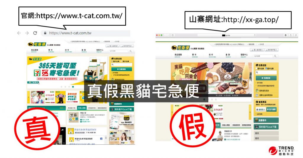 【詐騙】假的黑貓宅急便官網！輸入查詢就上當，網址不一樣！ | MyGoPen