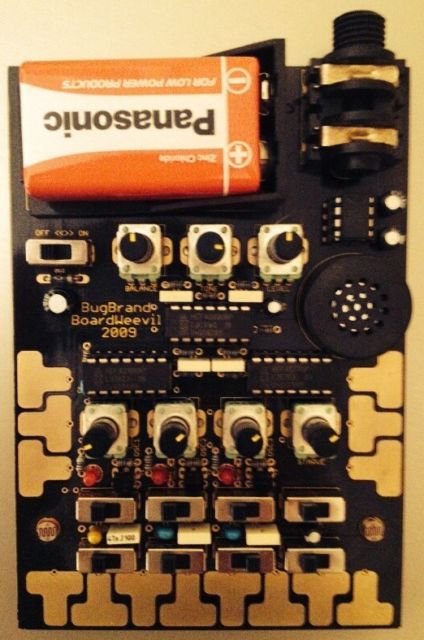 MATRIXSYNTH: BugBrand BoardWeevil Synth Very Rare 2009 Model