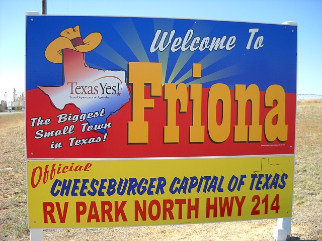 Postcards And Road Trips: Friona, Texas USA