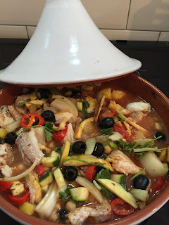 Bistro Becs and Family: Quick and Chunky Cod Tagine