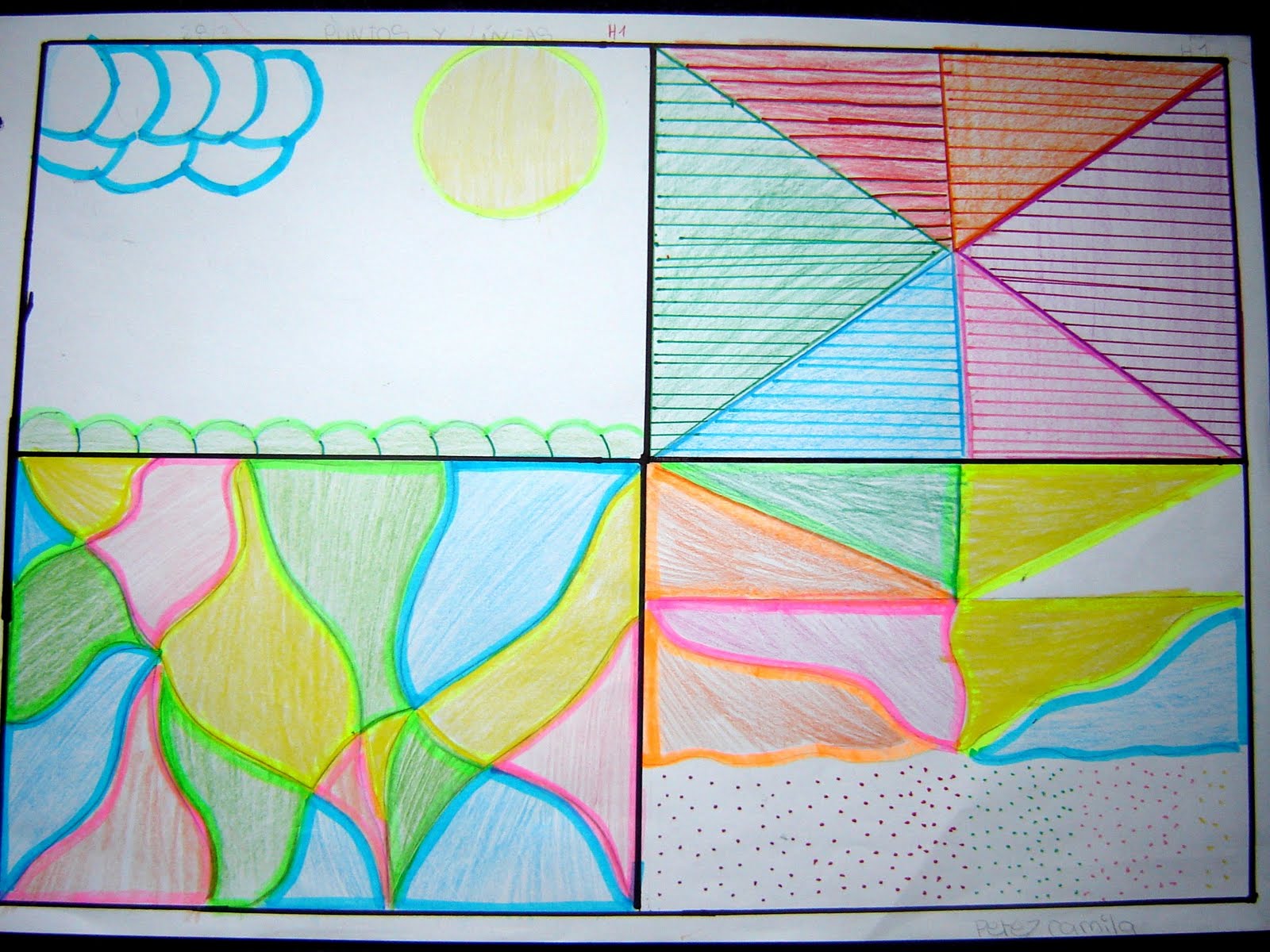 Pintando el L.E.A: Puntos Y Líneas