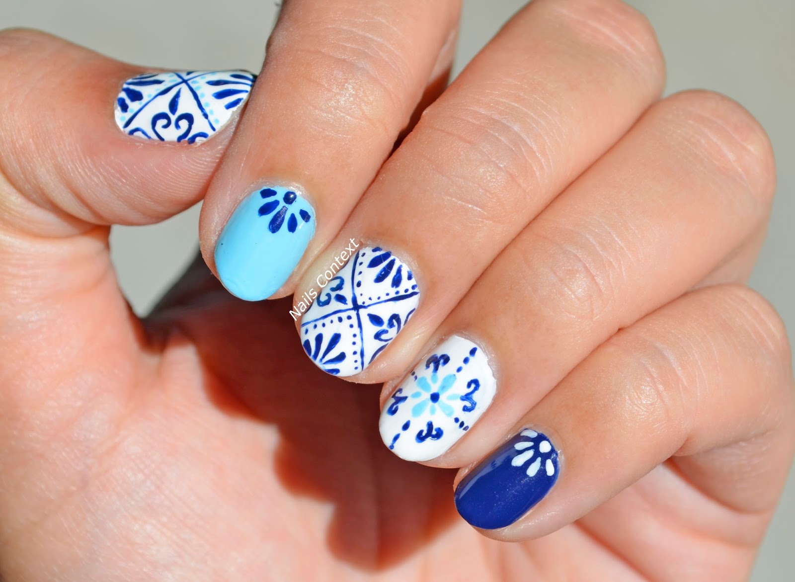 Nails Context: Moroccan Tiles Nails