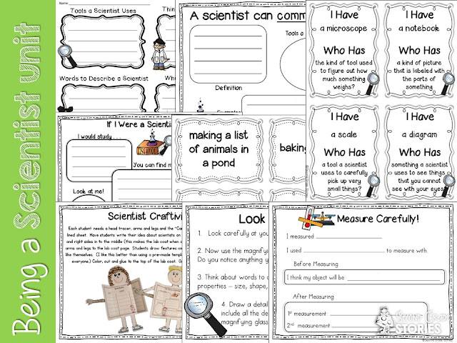 Being a Scientist - Setting the Stage - Second Grade Stories