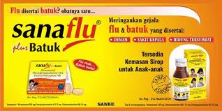 Nama Obat dan Kegunaannya: Sanaflu Obat Flu dan Batuk Yang disertai ...