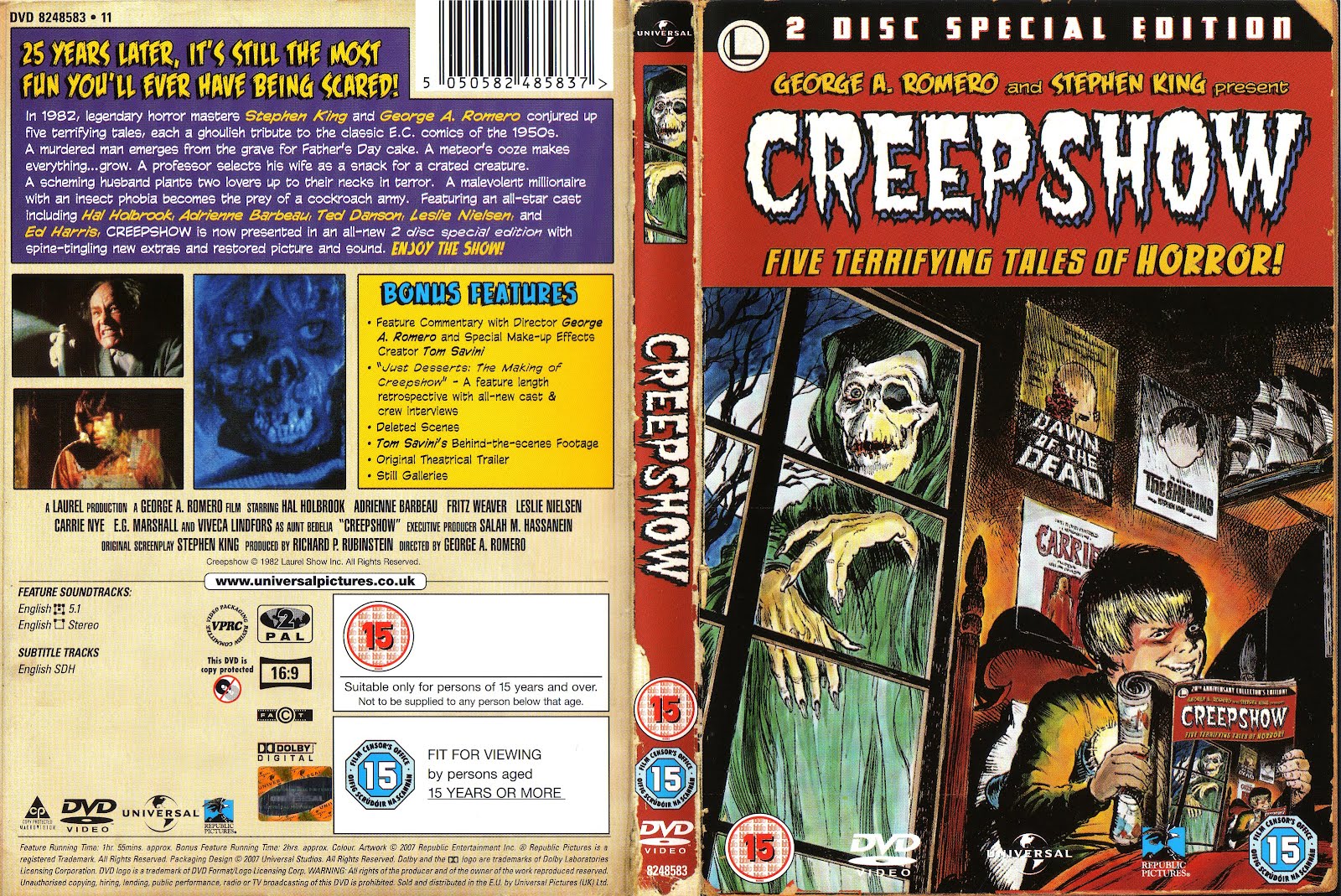The Horrors of Halloween: CREEPSHOW (1982) & CREEPSHOW 2 (1987) VHS ...