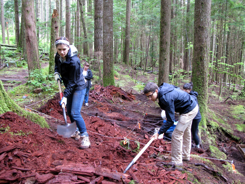 Capilano University Archaeology Field School 2012: May 23rd: Forest People