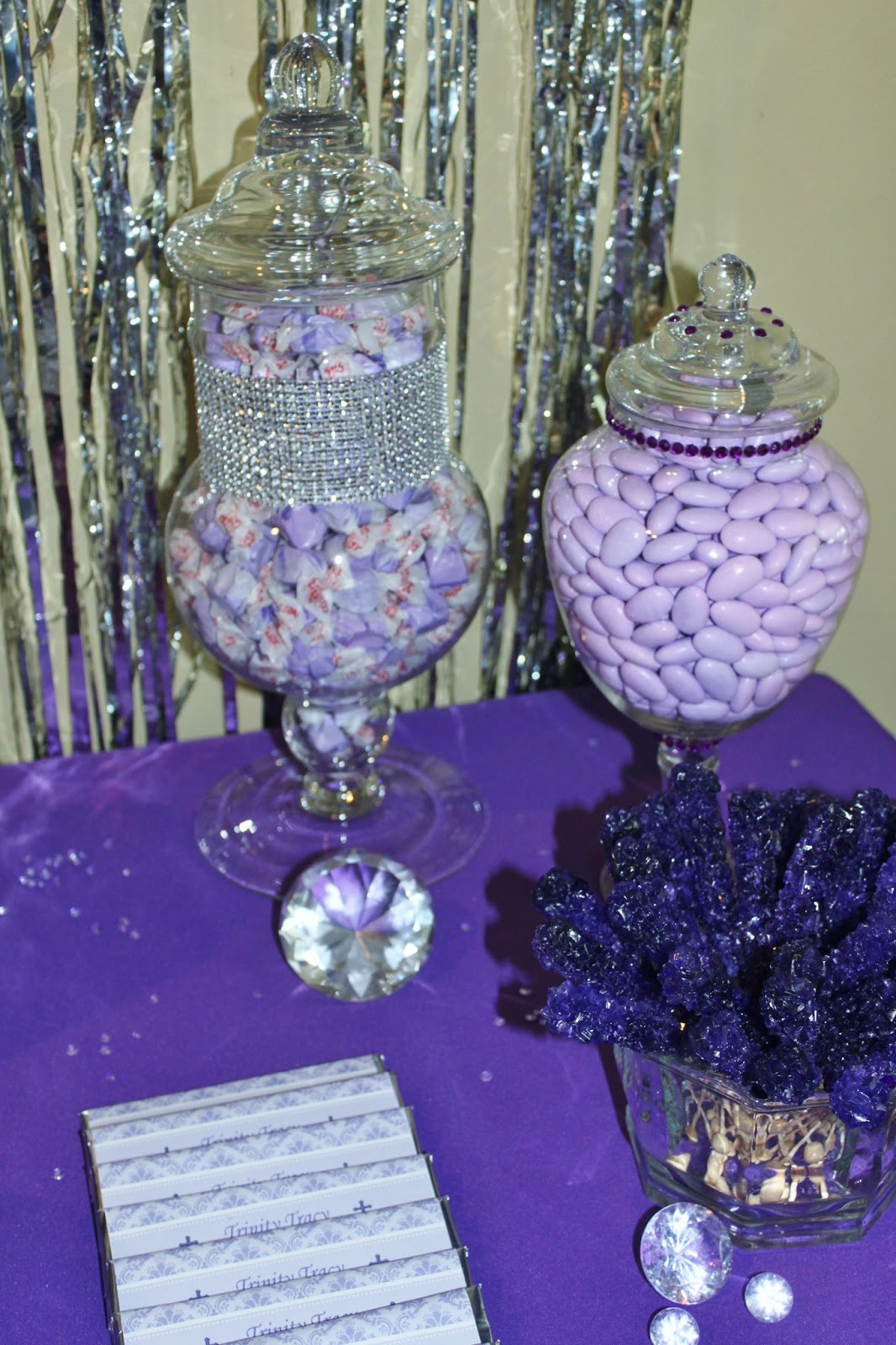 My little cottage in the making: PURPLE BLING CANDY BAR