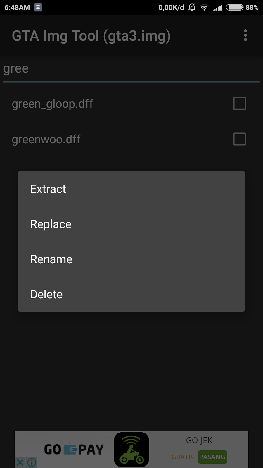 Tutorial Replace dff via GTA Img Tool Android | RestamaBlogger