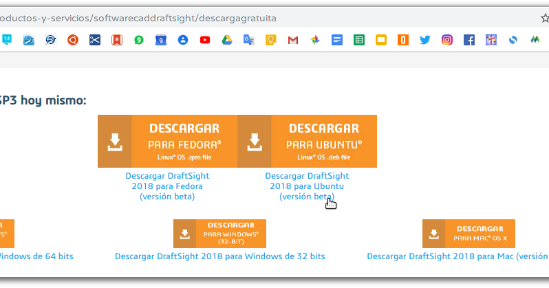 Draftsight CAD Software (programa) para Linux Ubuntu y Fedora ~ Proyecto Facilitar el Software ...