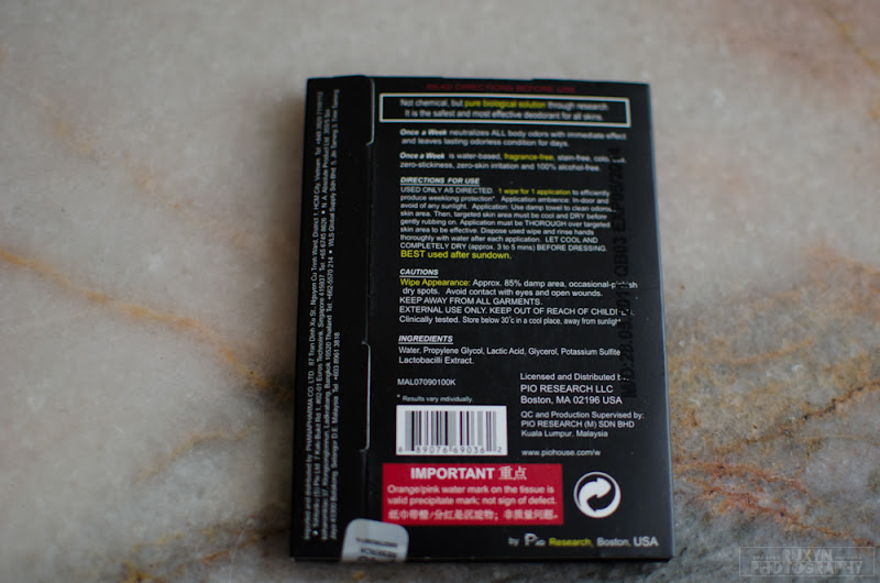 Once a Week Weekly Deodorant Review