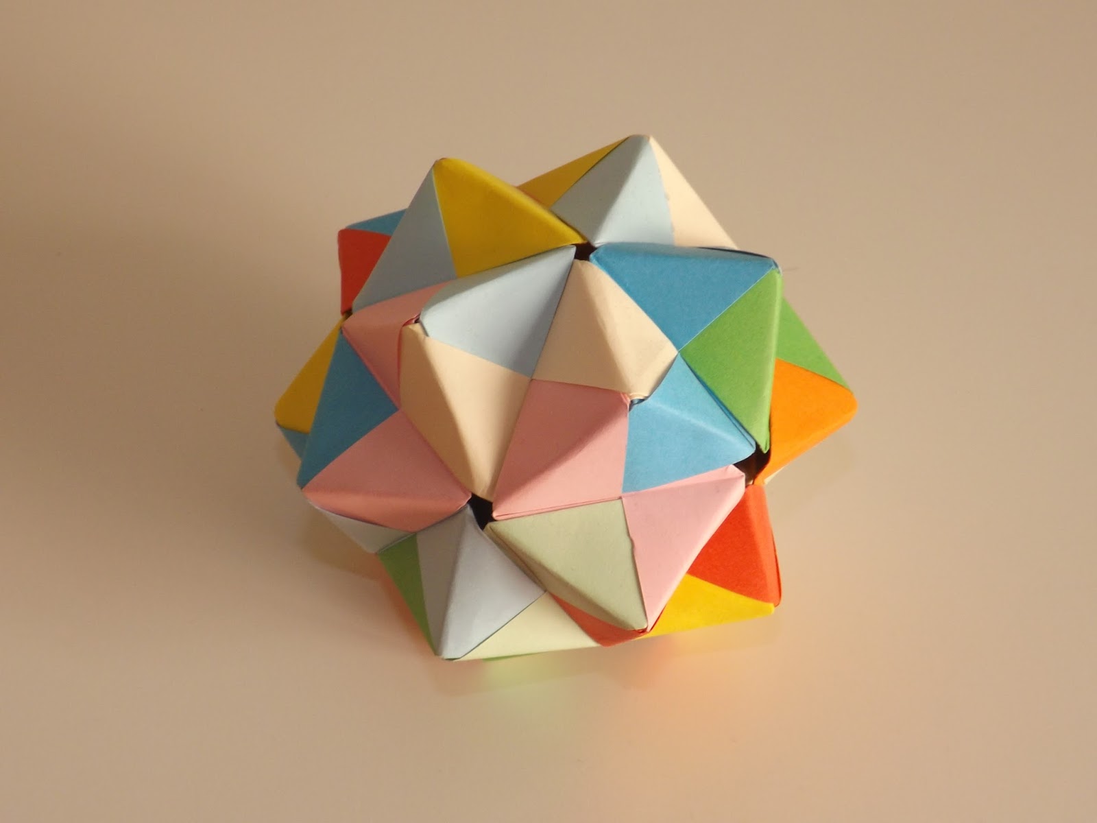 Manualidades PeiLu: Origami modular. Módulos Sonobe