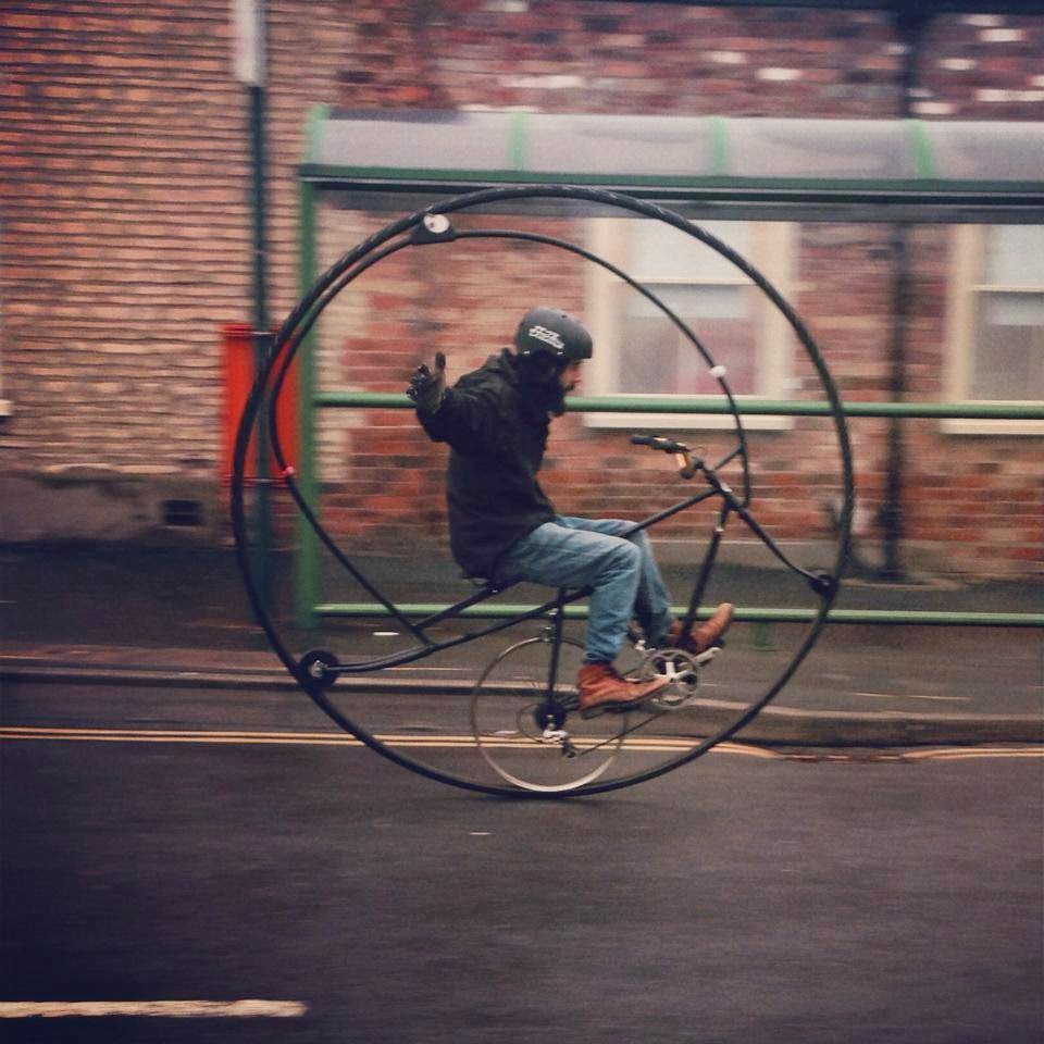 British Monowheel Association: UK Monowheel Monocycle ride... Tom ...