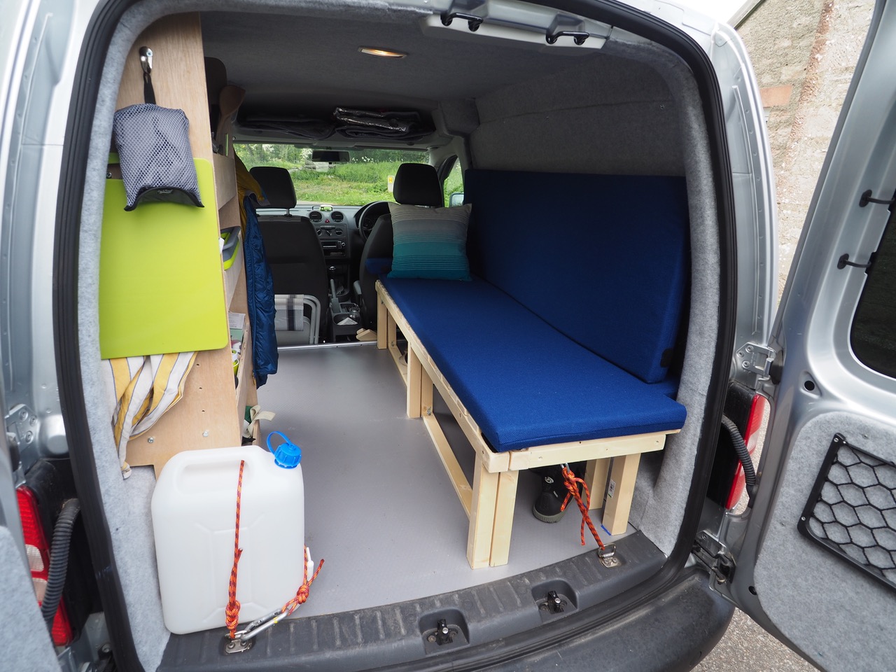 57 Degrees North: VW caddy van conversion