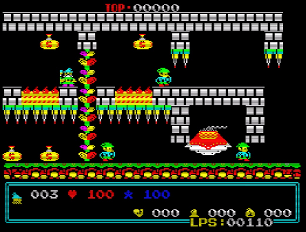 Indie Retro News: Gandalf - Lovely in dev ZX Spectrum platformer by ...