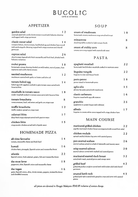 BUCOLIC Cafe & Catering @ Setia Alam, Shah Alam