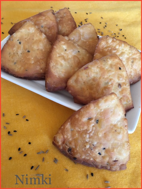 Nimki ~~ Bengali Savory Snack - From Sushma's Kitchen