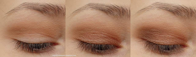 Orange lower lash line makeup - Adjusting Beauty