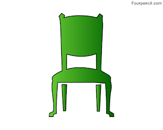 FourPencil: How to draw a Throne for kids - step by step