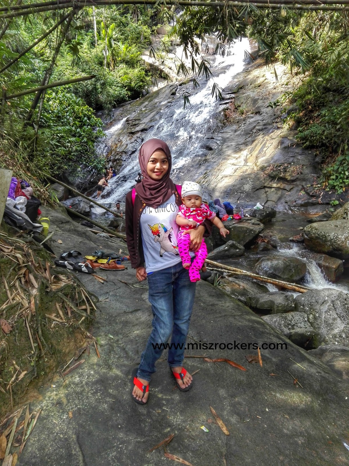 MANDI MANDA DI AIR TERJUN SUNGAI GABAI HULU LANGAT | Ceritera Si Gadis Biru