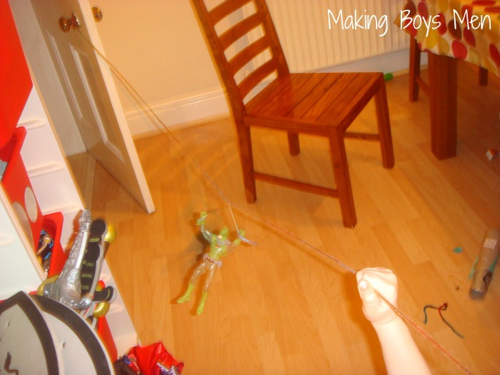 Making Boys Men: Toy Zip Wire