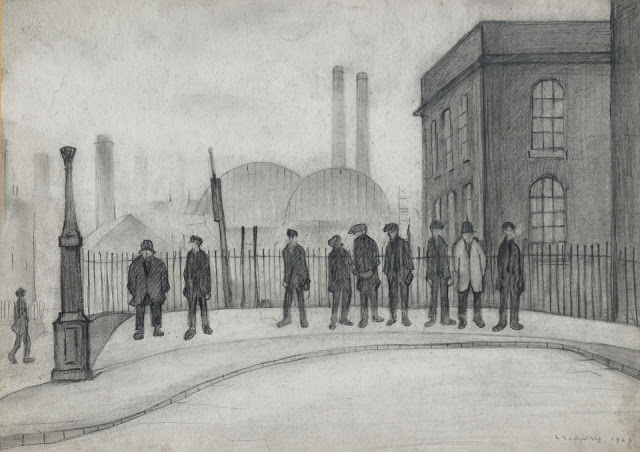 The Works of Laurence Stephen Lowry: 1929 - Out of Work