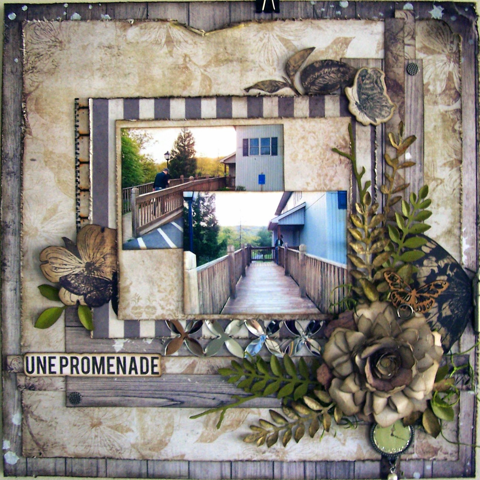 Eclectic Paperie: Une Promenade Layout Tutorial