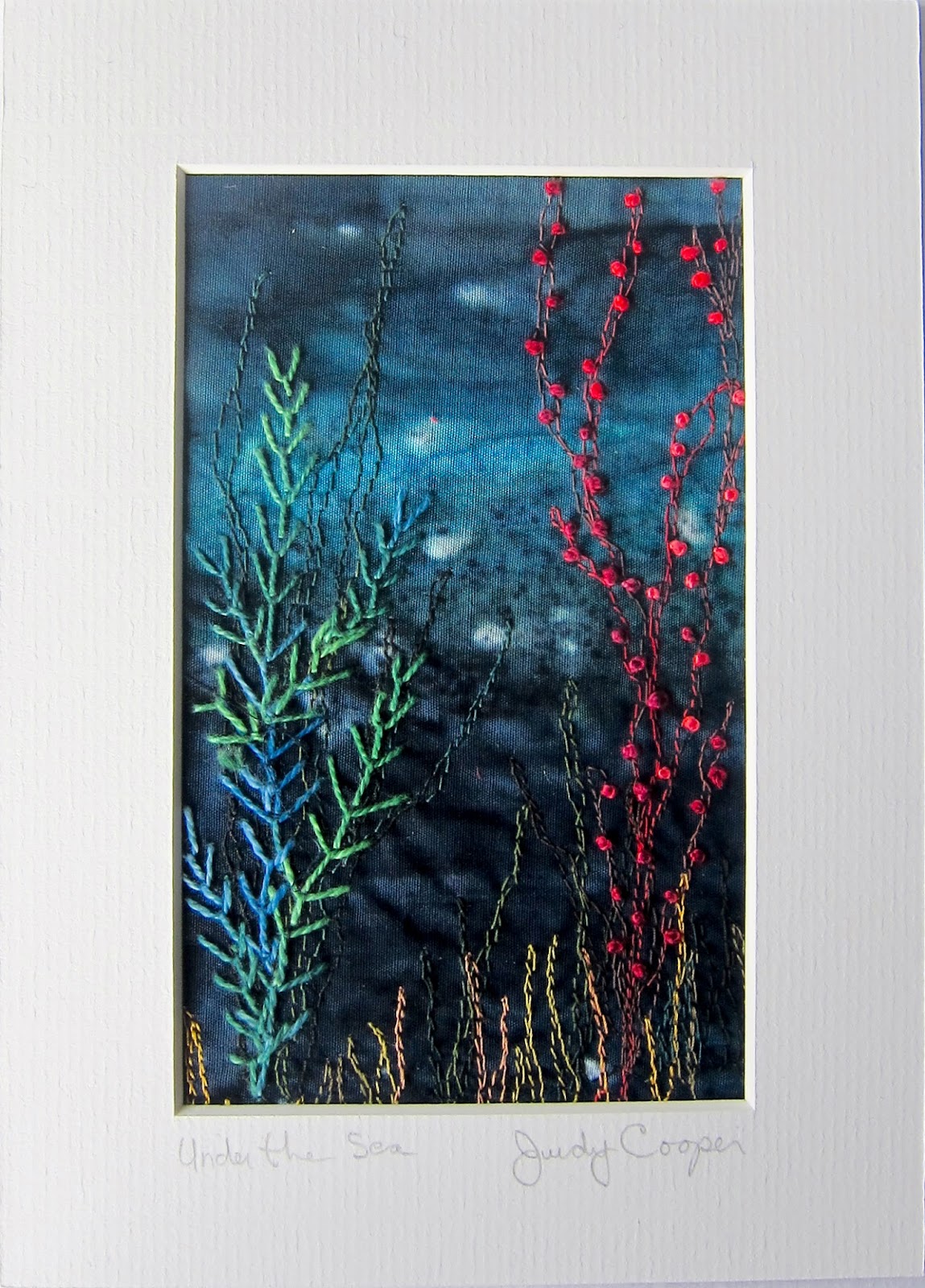 Judy Cooper Textile Artist: Under the Sea