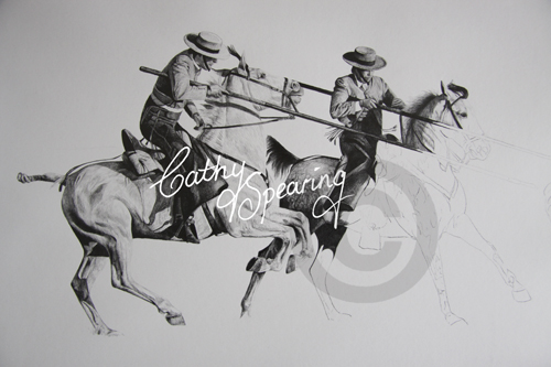 Cathy Spearing - Equestrian and animal artist.: Dibujo de Acoso y ...