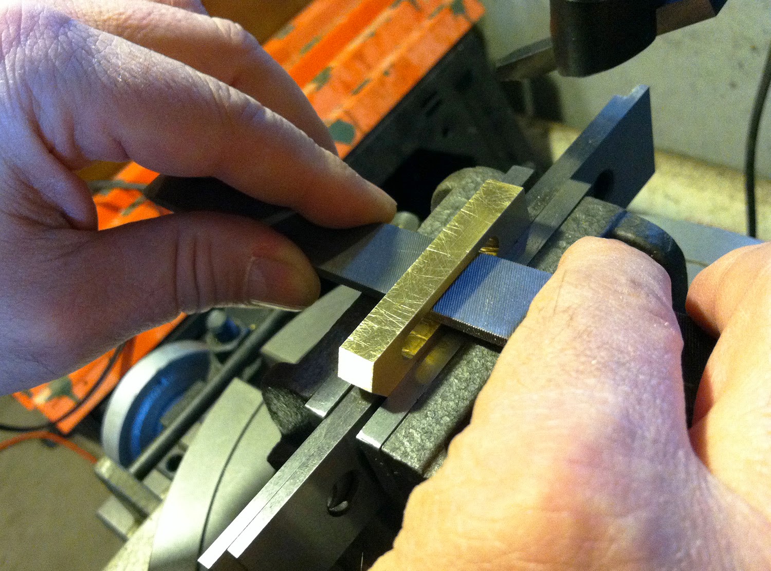 MOWRER WW LATHE TOOLS: Step #8: Fabricating the fingers for steady rest