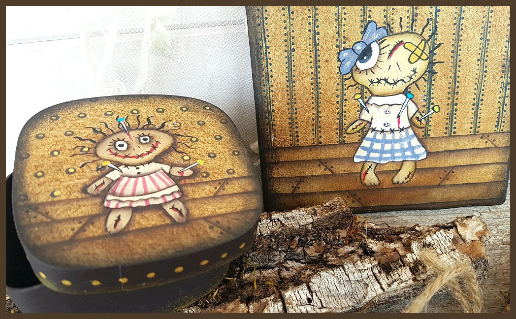 Rosanna Zuppardo: Voodoo Dolly painting