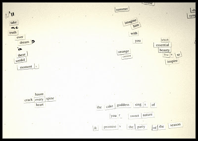 Chaotically Yours: Breaking the Block: Magnetic Poetry