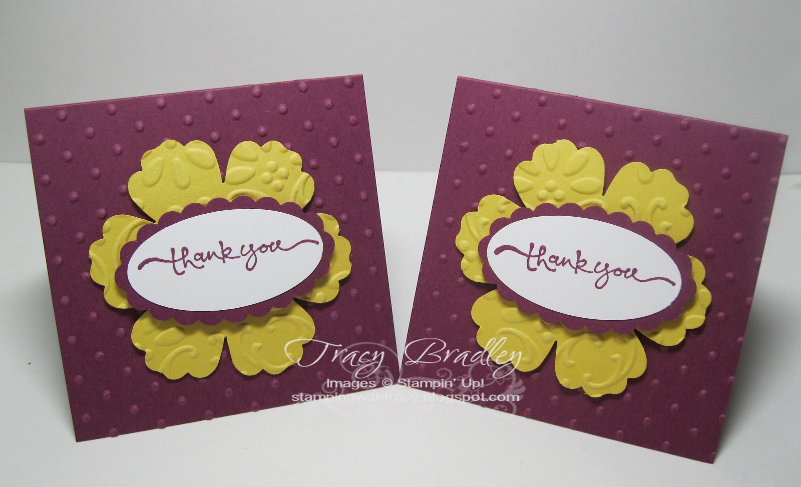 March Thank You Cards - Stamping With Tracy