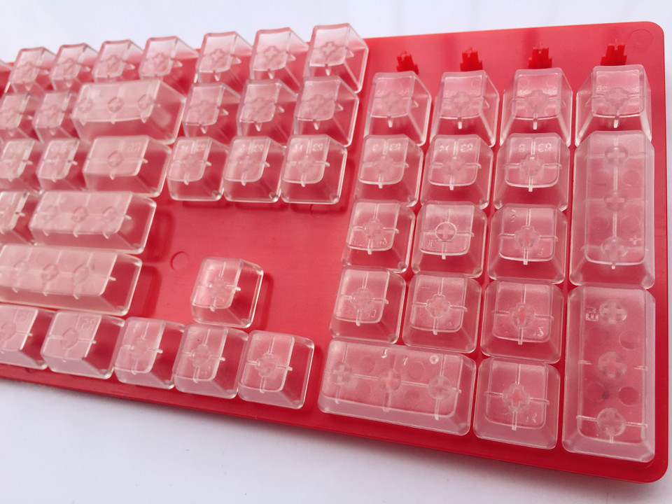 Altkey: 104 Keys ABS Translucent keycap Blank Keycaps set For OEM ...