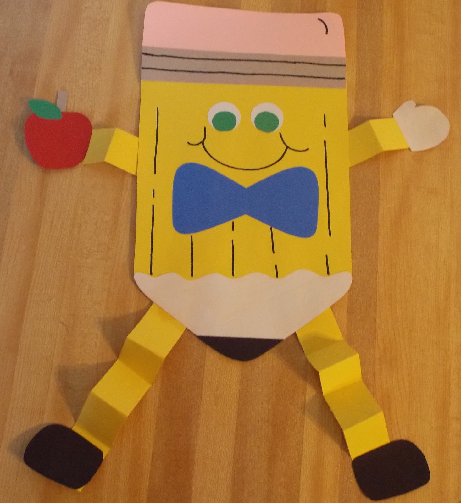 The Teacher's Backpack: Pencil Person Craftivity