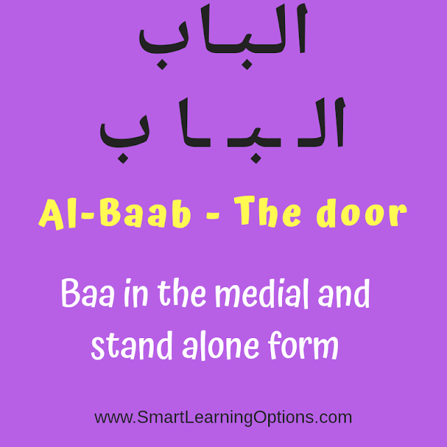 Arabic Alphabet Ba and its various forms - Arabic Grammar Basics