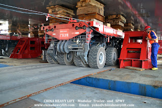 100 axle lines CHINA HEAVY LIFT SPMT Self Propelled Modular ...