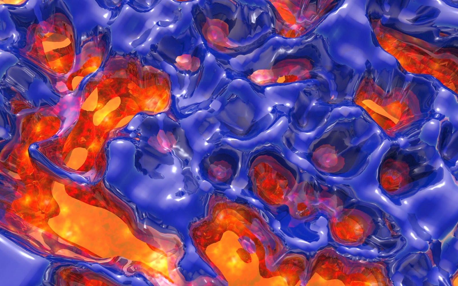 Wonderful View of Melted Glass 3D Wallpaper | ReWallpaper