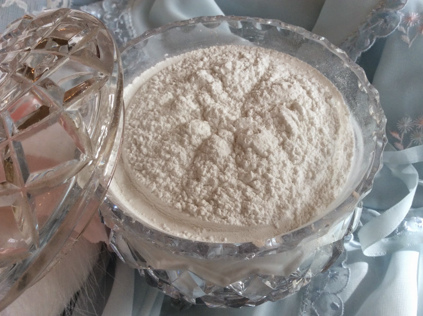 The Bluebirds are Nesting...: How to make powder puffs and luxury body ...