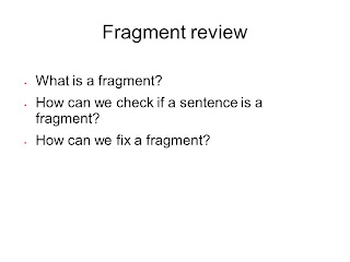 English and ESOL Lab Workshops: Fixing Fragments, Run-Ons, and Comma ...