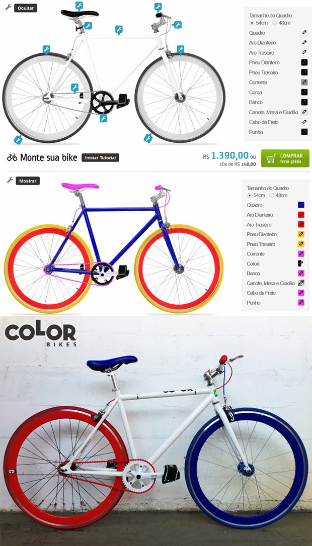 MÉLANGE DE TOUT: Dica: Bicicleta personalizada