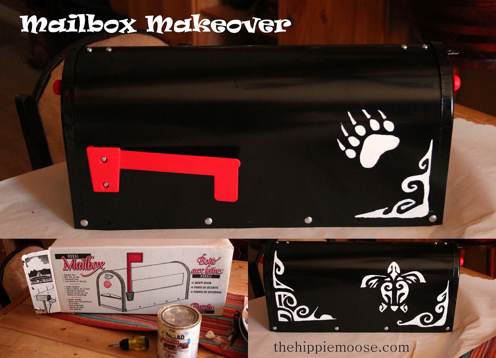 Mailbox Makeover - The Hippie Moose