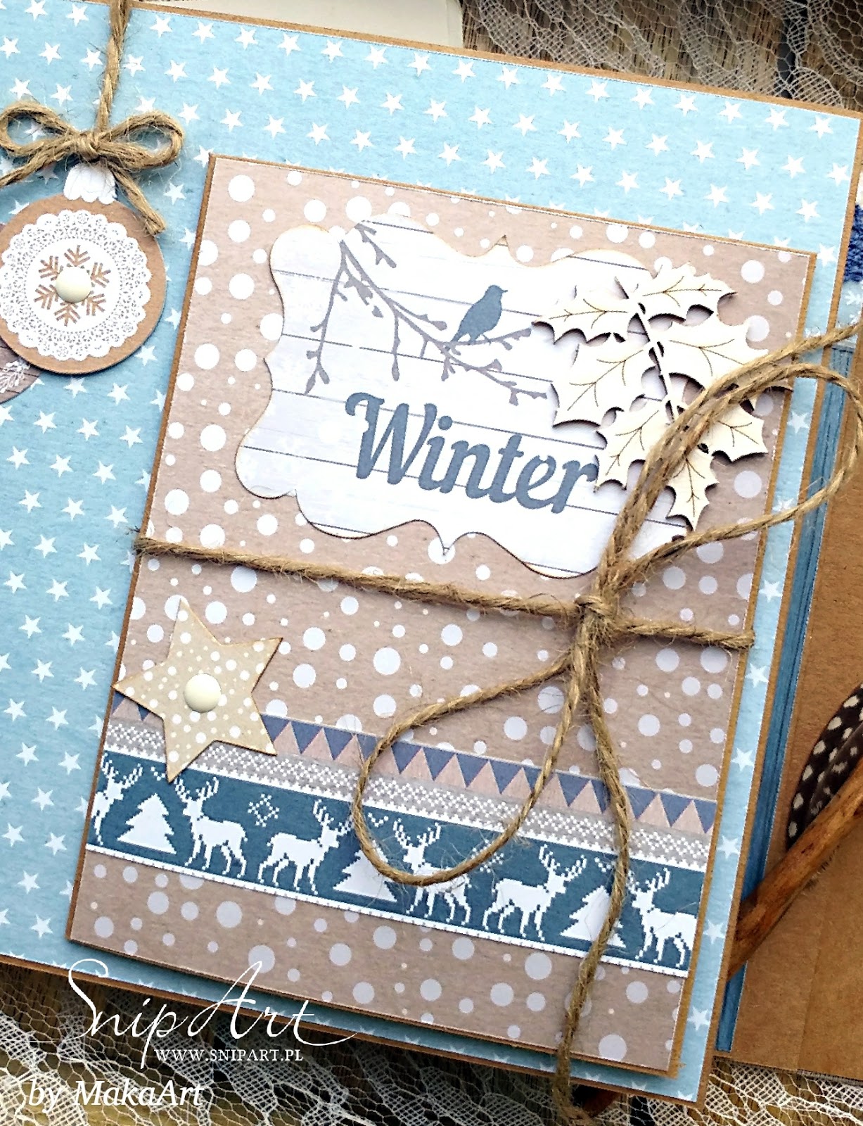 My journey through the mixed media world...: Winter Mini Album