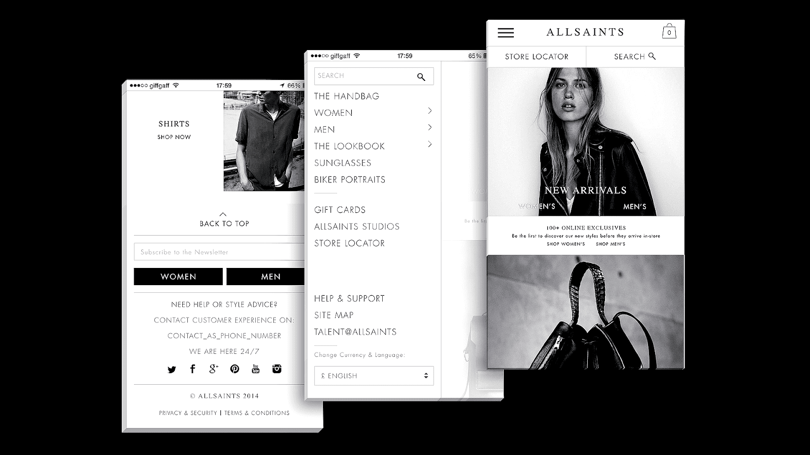 All Saints Brand Identity - Brand Choices