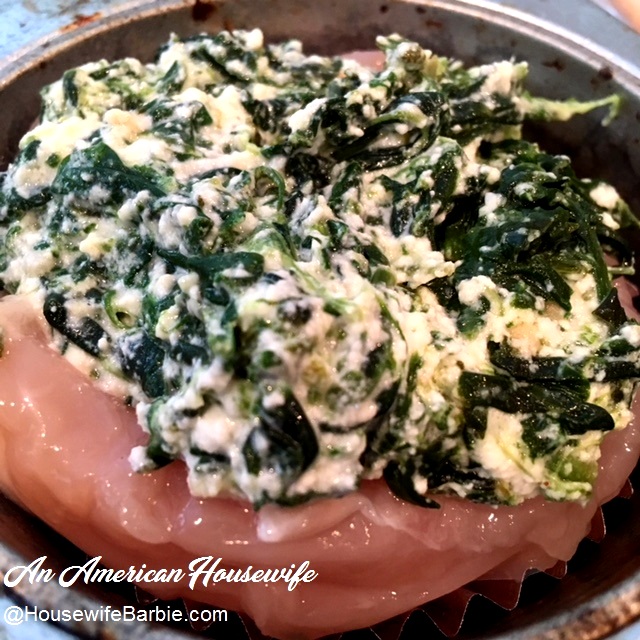 An American Housewife: Spinach and Ricotta Stuffed Chicken Breasts (or ...