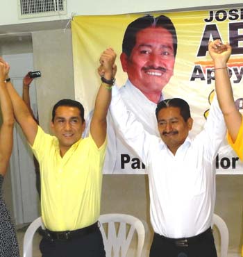 Redes del sur: Respalda Sebastián de la Rosa precandidatura de Abarca