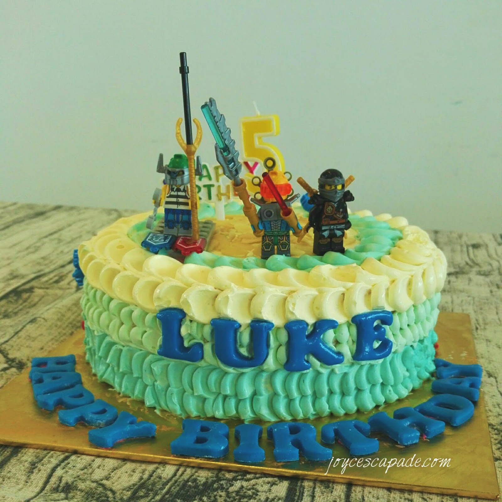 My boy's five-year-old birthday cake by Mommy Jasmine - Joy 'N' Escapade