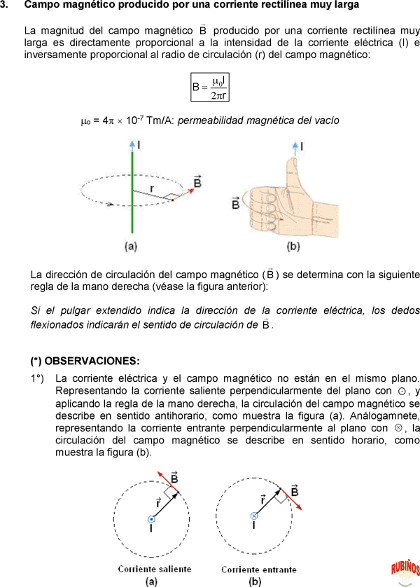 CAMPO MAGNÉTICO FUERZA MAGNÉTICA OERESTED EJERCICIOS RESUELTOS ...