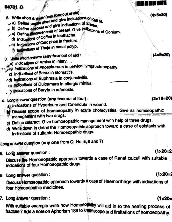 The Ultimate Medical Student Helper: Surgery MUHS Question Paper 3rd BHMS