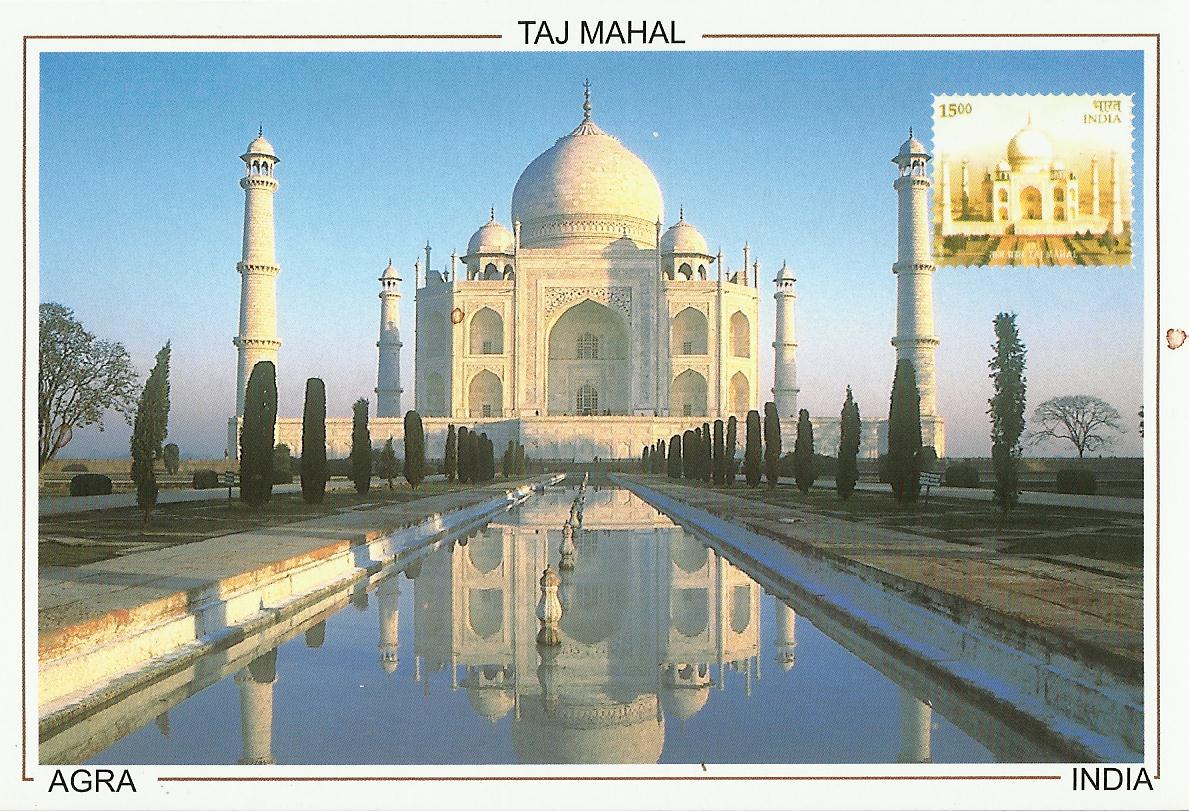Heritage of India: Set of 9 Taj Mahal Greeting Cards issued by Agra ...